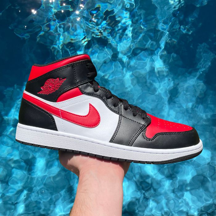Jordan 1 Mid 'Bred Toe' – Perth Sneaker House